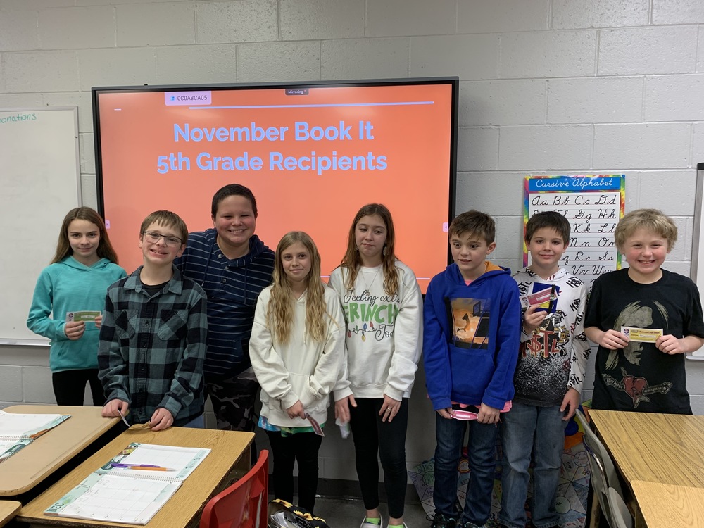 Book It! Winners | Spring Garden CCSD 178